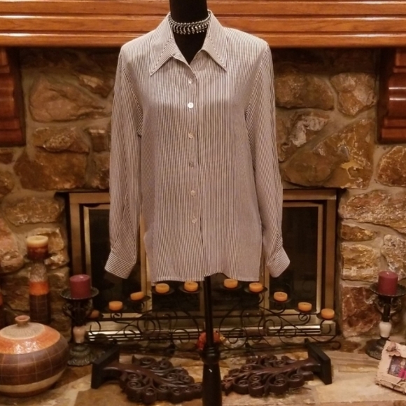 Emily Reger | Tops | Emily Reger Silk Blouse Size S | Poshmark